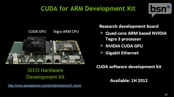 NVIDIA CUDA for ARM: Removing X86 From GPU Computing | BSN
