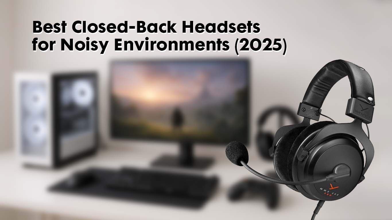 Best Closed-Back Headsets for Noisy Environments (2025) | BSN